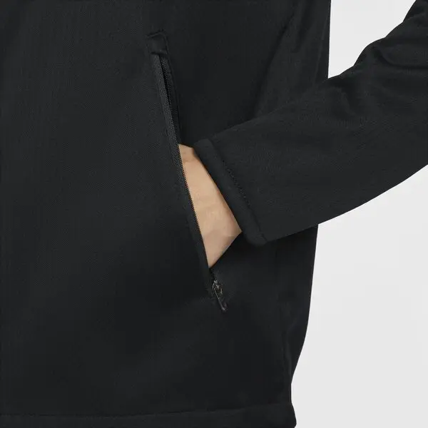 Nike Zip-up Hooded Jacket With Swoosh Logo