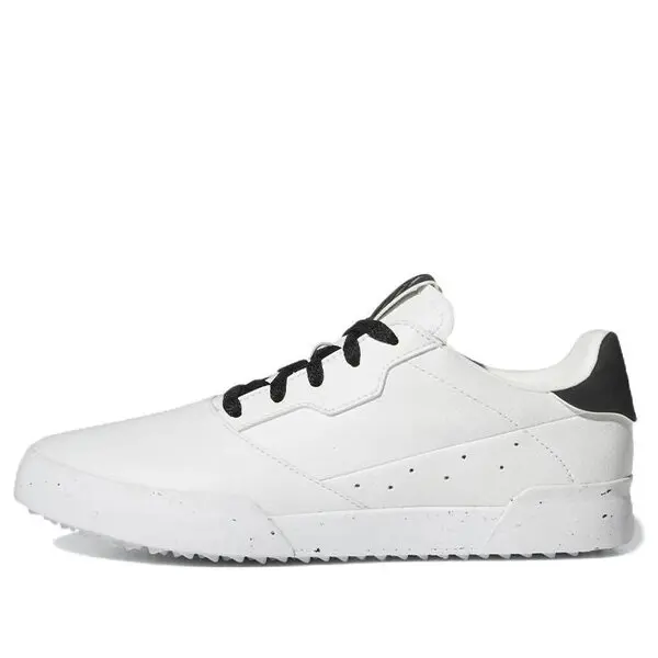 Adidas Adicross Retro Spikeless Golf Shoes - White/black