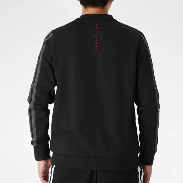 Adidas Crewneck Pullover With Rose Graphic