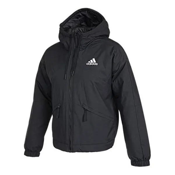 Adidas Back To Sport Thermal Hooded Jacket - Black