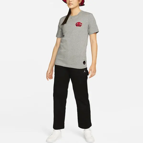 JORDAN X Nina Chanel Abney T-shirt - Grey/red/multi-color