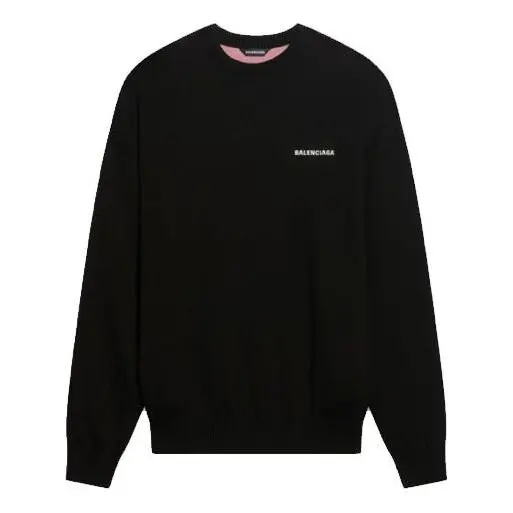 Balenciaga Political Campaign Crewneck Sweater - Black