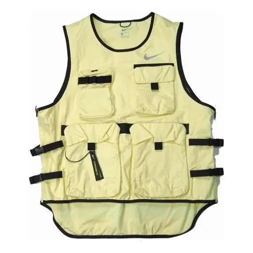 Nike Run Ready Vest With Multiple Pockets - Yellow