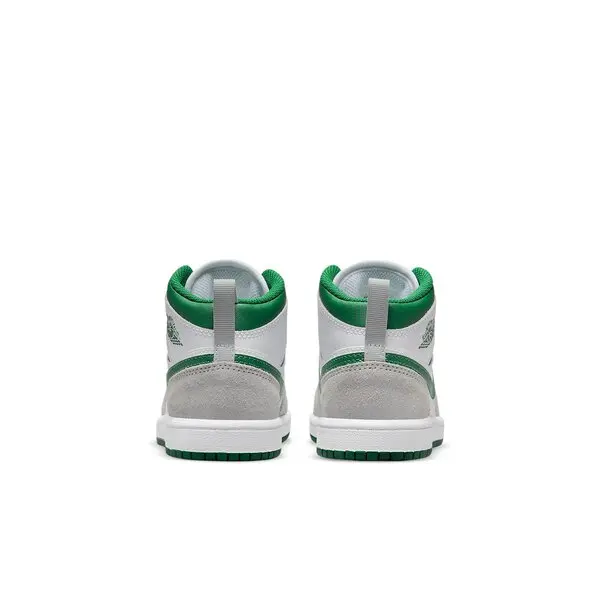JORDAN 1 Mid Se "grey Pine Green - White/green