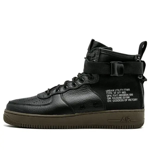 Nike Sf Air Force 1 Mid 'hazel - Black/dark Hazel