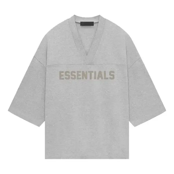 Fear Of God Heavy Jersey Football T-shirt - Grey