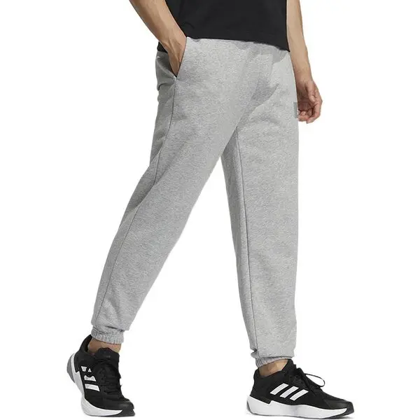 Adidas Solid Color Logo Print Joggers