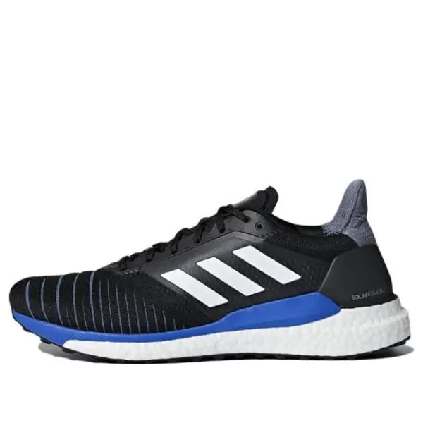 Adidas Solar Glide Athletic Sneakers - Black/blue