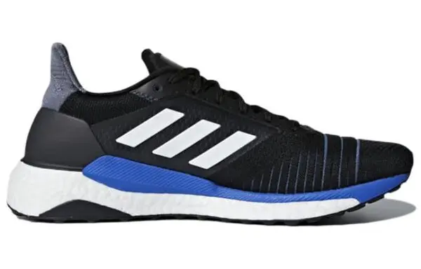 Adidas Solar Glide Athletic Sneakers - Black/blue