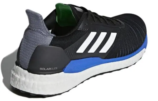 Adidas Solar Glide Athletic Sneakers - Black/blue