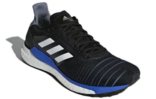 Adidas Solar Glide Athletic Sneakers - Black/blue