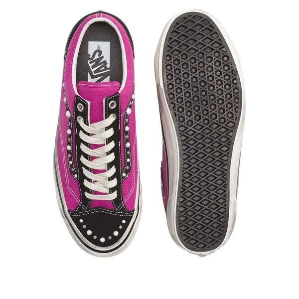 VANS Old Skool 36 Pearlized Embellished Sneakers - Pink/black