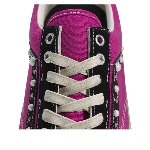 VANS Old Skool 36 Pearlized Embellished Sneakers - Pink/black