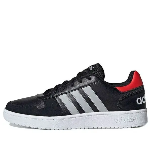 Adidas Hoops 2.0 Low Top Sneakers - Black
