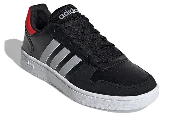 Adidas Hoops 2.0 Low Top Sneakers - Black