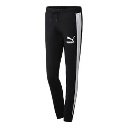 PUMA Iconic T7 Track Pants - Black/white