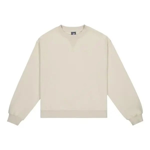 NEW BALANCE French Terry Crewneck Sweatshirt - Linen