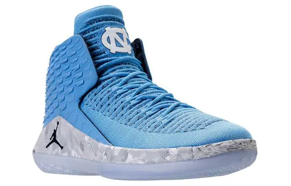 JORDAN Air 32 Unc High Top Sneakers - Blue