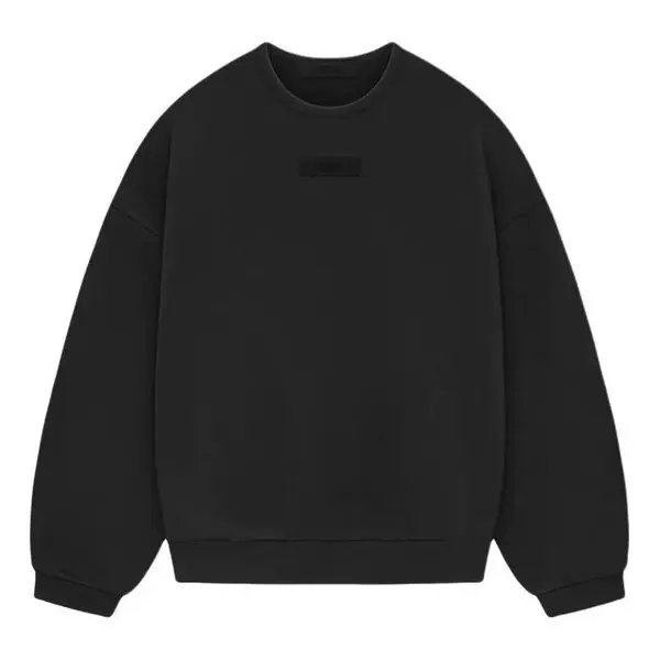 Fear Of God Ss24 Crewneck Sweatshirt - Jet Black