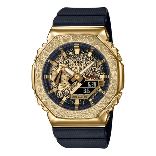 Casio G-shock Analog-digital Watch - Black Gold