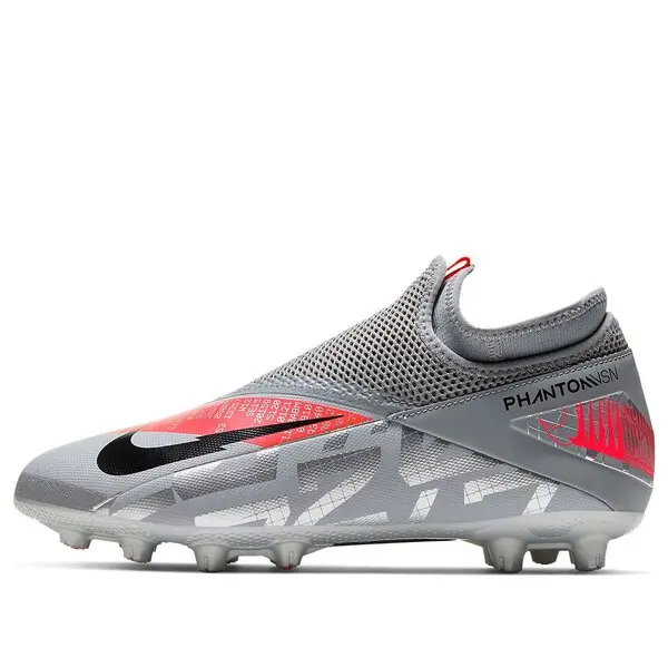 Nike Phantom Vision 2 Academy Df Mg - Silver/red/grey