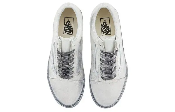 VANS Old Skool Distressed Sneakers - White/grey
