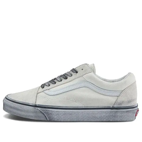VANS Old Skool Distressed Sneakers - White/grey