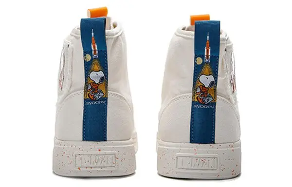 ANTA X Snoopy High Top Canvas Sneakers