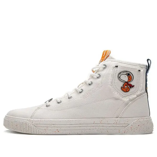 ANTA X Snoopy High Top Canvas Sneakers