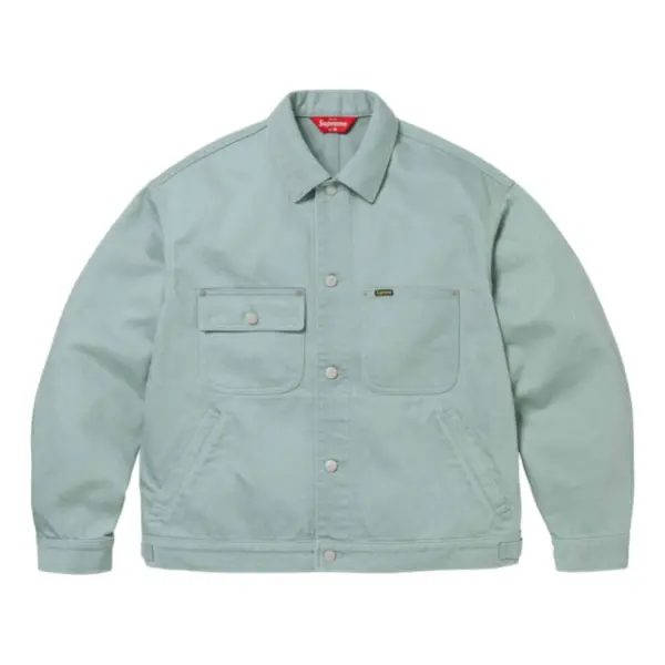 Supreme Denim Chore Trucker Jacket - Teal
