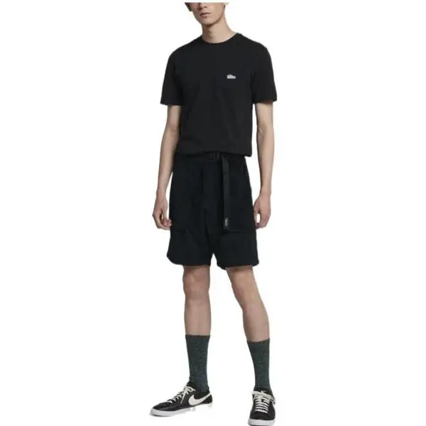 Nike Sports Shorts With Adjustable Belt And Large Pockets