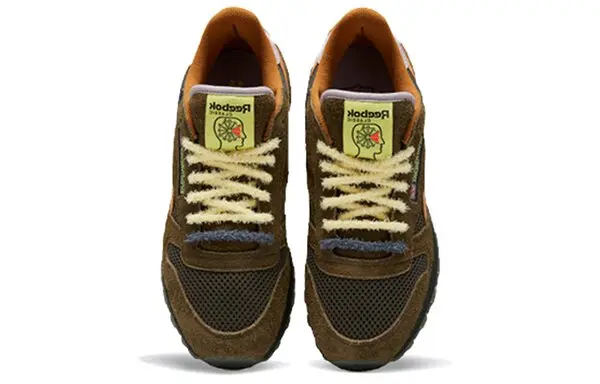 REEBOK Brain Dead X Classic Leather "fuzzy Suede" Sneakers