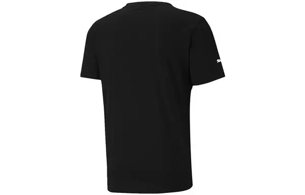PUMA Ferrari Race Big Shieldtee+ Printing Short Sleeve - Black
