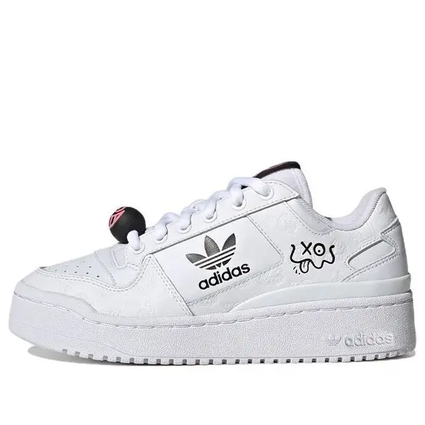 Adidas Originals X André Saraiva Forum Low Top Sneakers - White/black