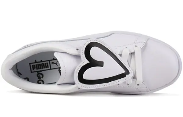 PUMA Basket Badge Sneakers With Heart Detail