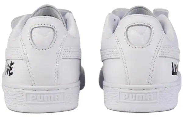 PUMA Basket Badge Sneakers With Heart Detail