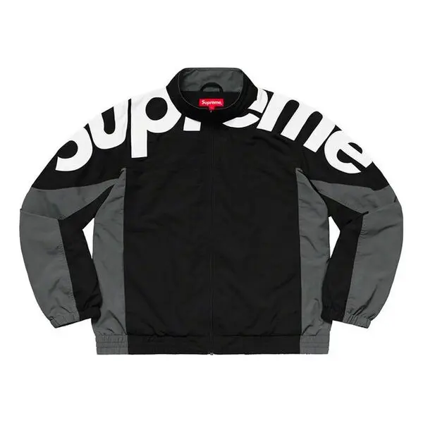 Supreme Shoulder Logo Track Jacket - Black