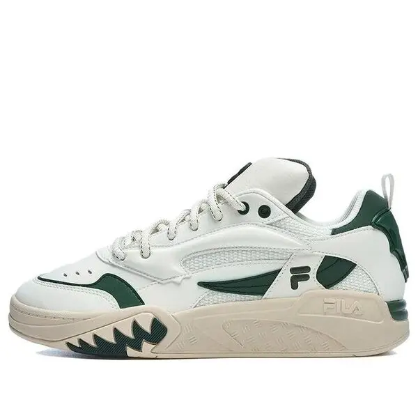 FILA FUSION Desperado Vintage Basketball Sneakers - White/green