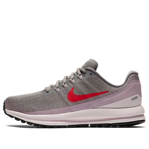 Nike Zoom Vomero 13 Athletic Sneakers - Grey/red