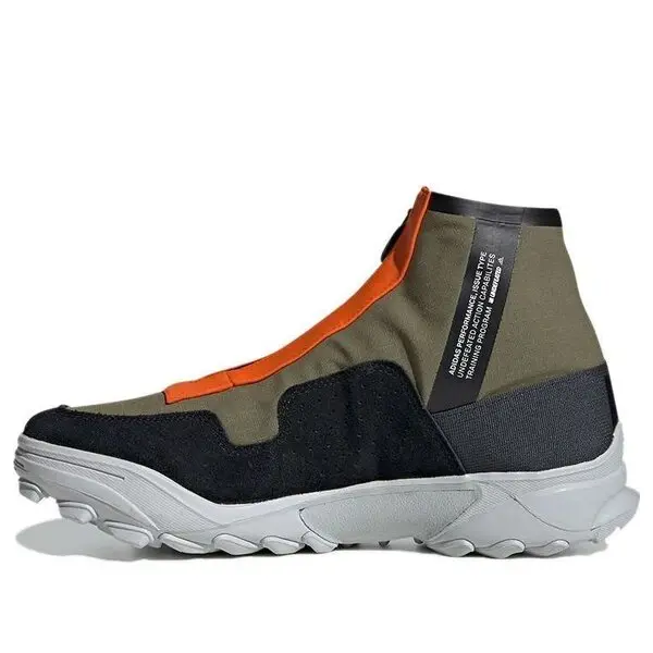 Adidas Undefeated X Gsg9 Zip-up High Top Sneakers - Green/black