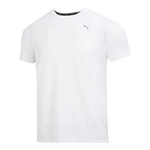 PUMA Training Logo T-shirt - White/grey