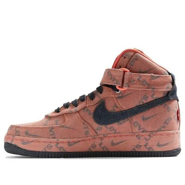 Nike X Levi's Air Force 1 High 'exclusive Denim - Red