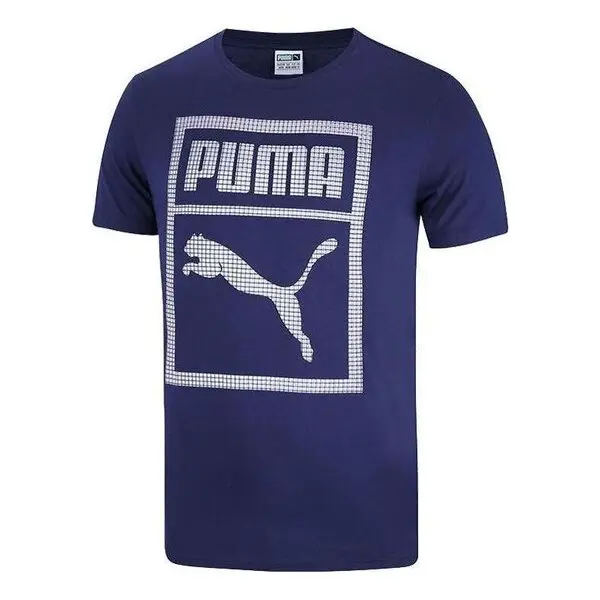 PUMA Logo Graphic T-shirt - Navy