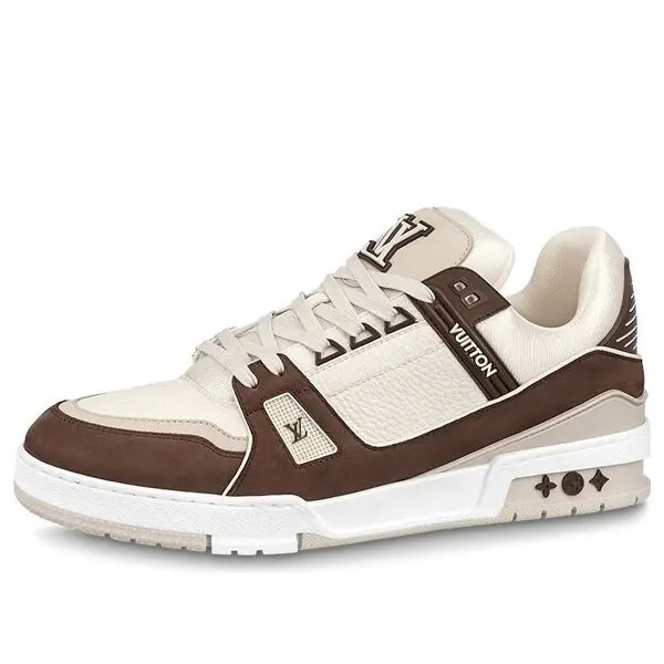 LOUIS VUITTON Trainers - Beige/brown/white