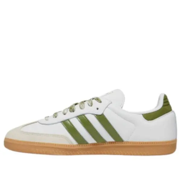 Adidas Samba Og Sneakers - Cloud White/tech Olive/gum