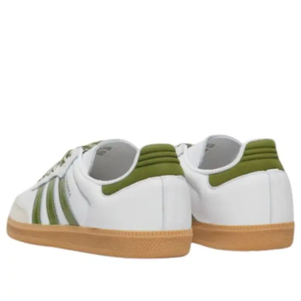 Adidas Samba Og Sneakers - Cloud White/tech Olive/gum