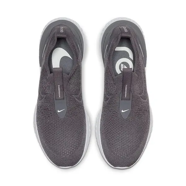 Nike Epic Phantom React Flyknit Athletic Sneakers - Grey