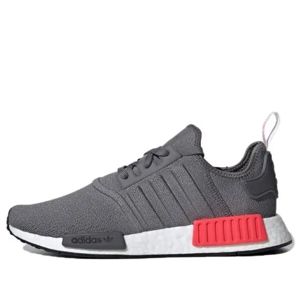 Adidas Nmd_r1 "grey Red" Sneakers - Grey/red