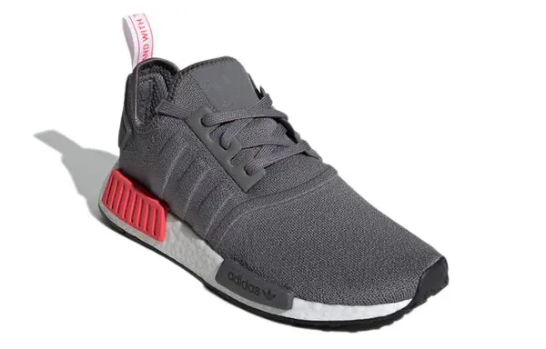 Adidas Nmd_r1 "grey Red" Sneakers - Grey/red