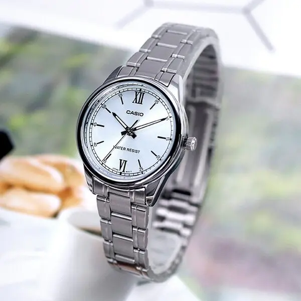 Casio Quartz Analog Stainless Steel Watch - Silver